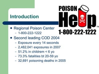 20)Poisoning And Overdose | PPT