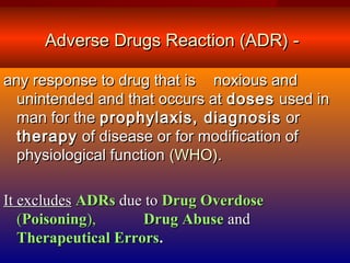 Adverse Drugs Reactions | PPT