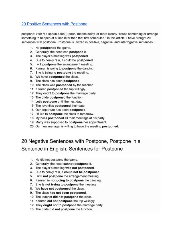 20 Positive Sentences with Postpone.pdf