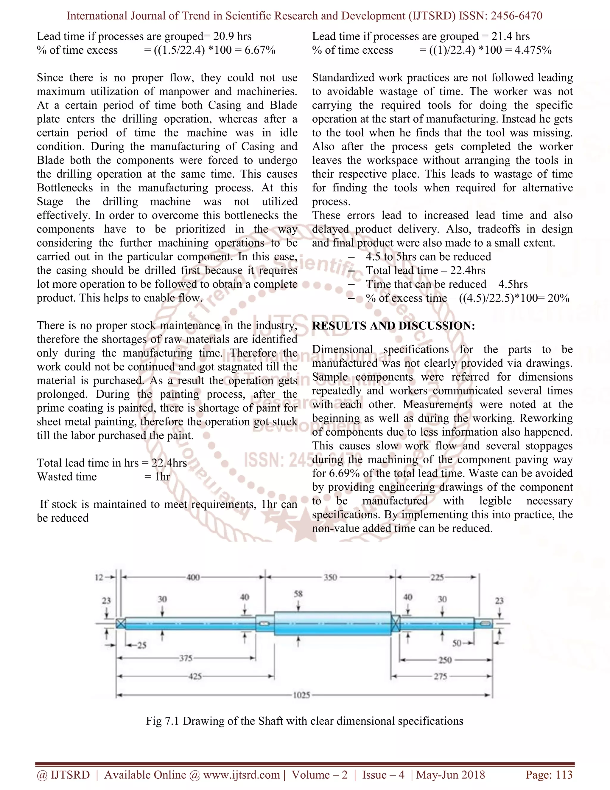 Productivity Improvement using Lean Manufacturing '“ A Case Study at Muththamizh Industries | PDF