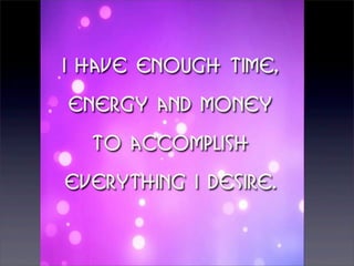 Twenty Prosperity Affirmations To Set You Up For Life. | PDF