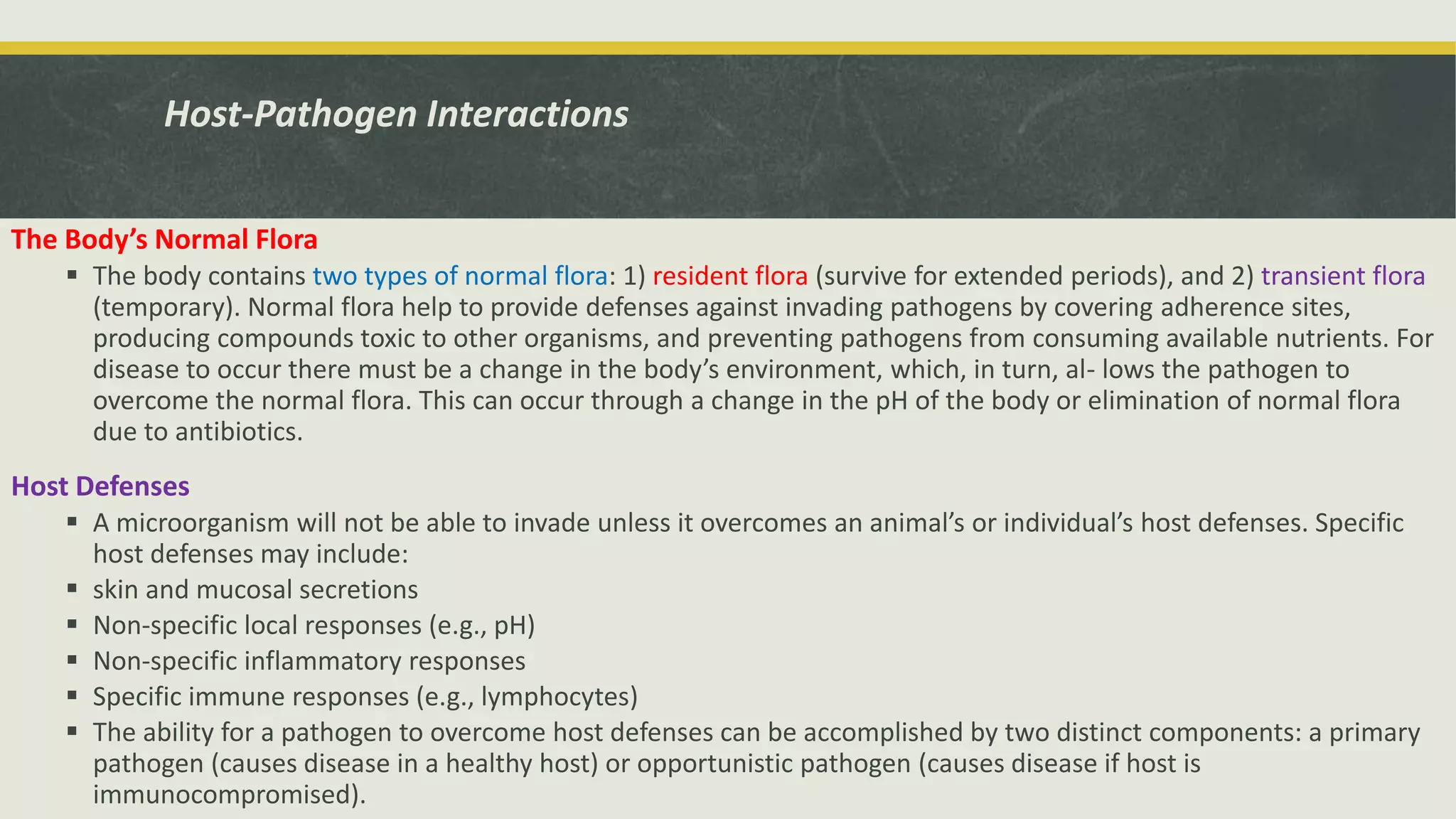 Host pathogen interactions | PPTX