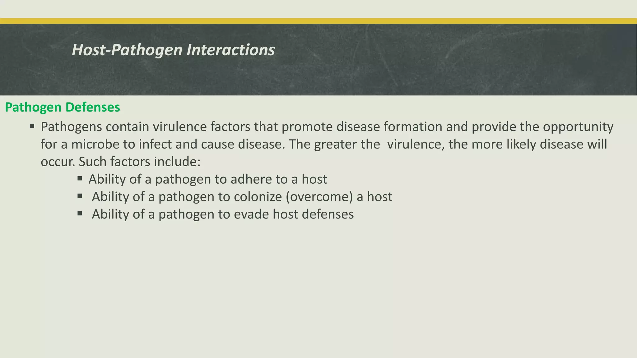 Host pathogen interactions | PPTX