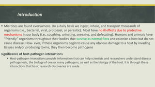 Host pathogen interactions | PPTX