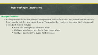 Host pathogen interactions | PPTX