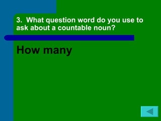 20 questions countable and uncounable nouns | PPT