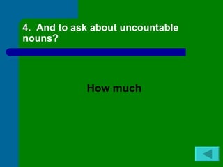 20 questions countable and uncounable nouns | PPT