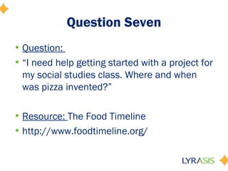 20 questions reference resources for kids | PPT