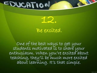 20 Quick Ways To Stimulate Student Interest in Class | PPTX