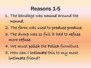 20 reasons why English sucks | PPSX