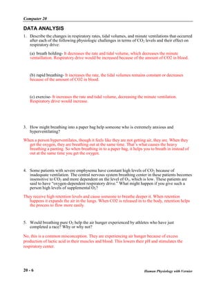 20 respiratory response | PDF