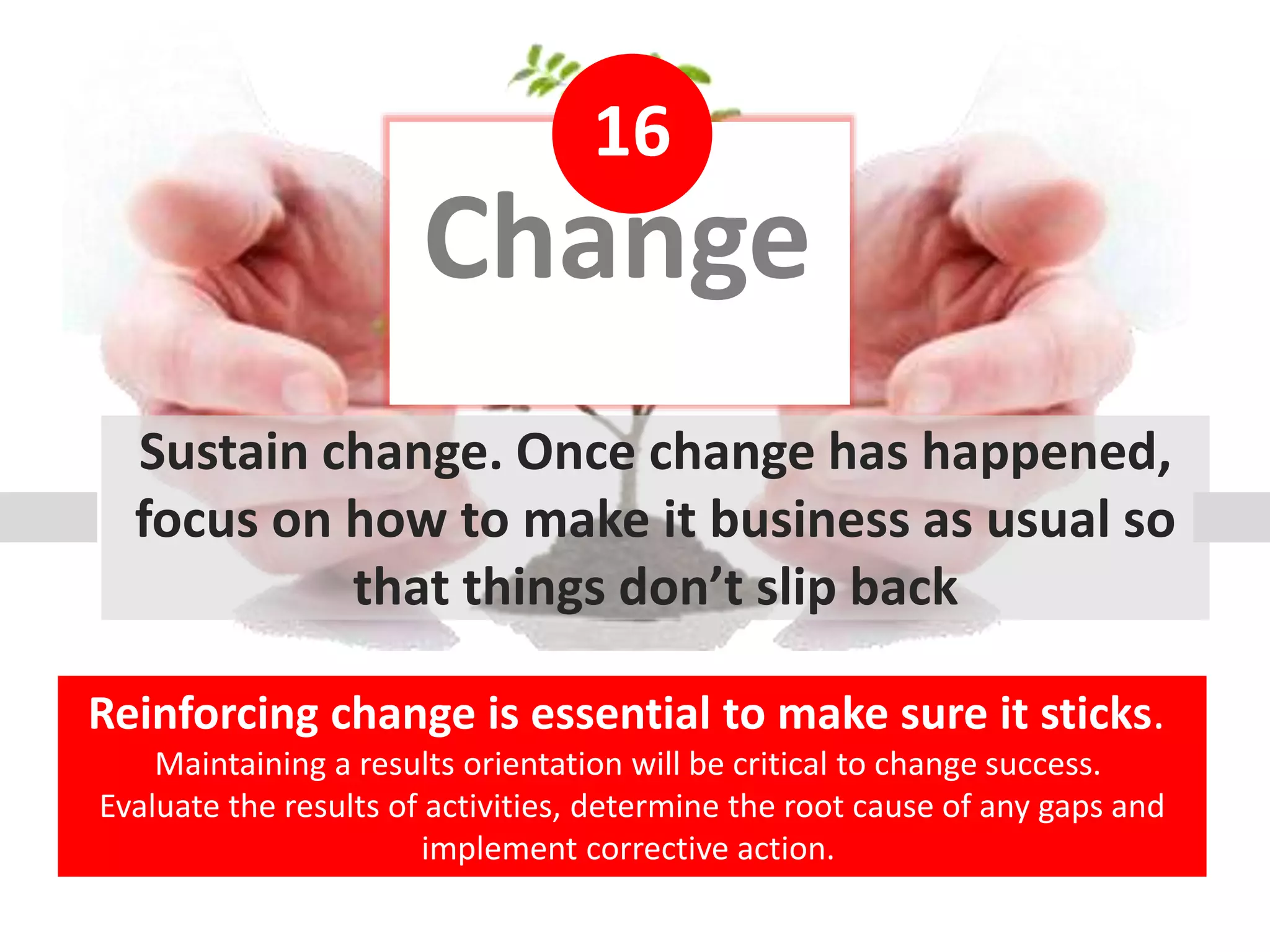 20 Rules of Change Management in Organizations by Catherine Adenle | PPTX