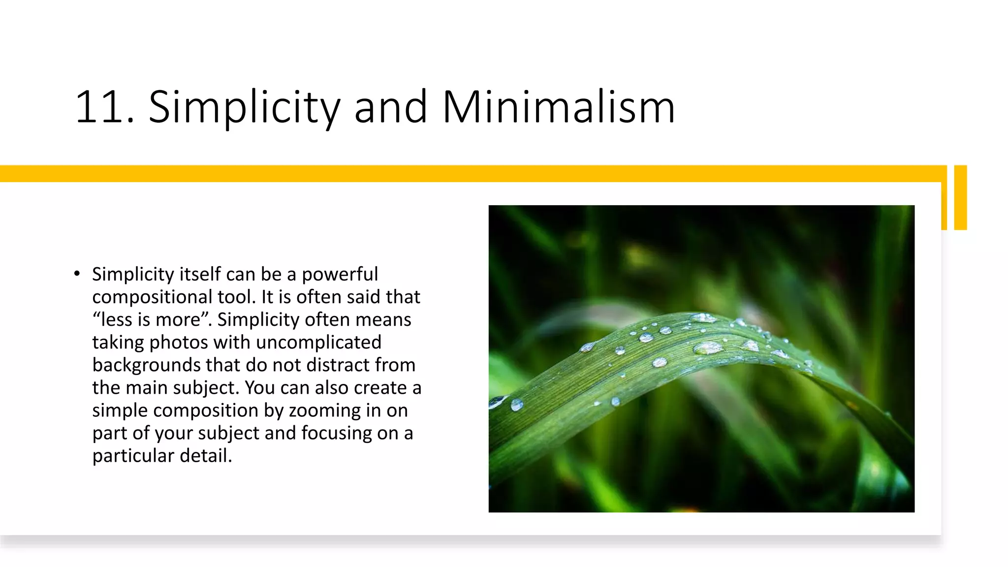 20 rules of photo composition | PPTX