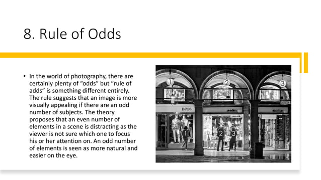 20 rules of photo composition | PPTX | Photography | Arts and Crafts