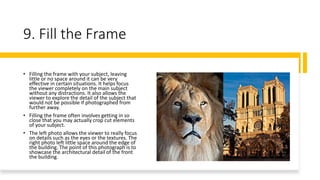 20 rules of photo composition | PPTX