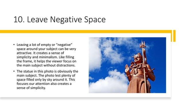 20 rules of photo composition | PPTX | Photography | Arts and Crafts