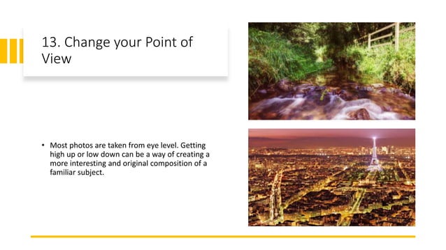 20 rules of photo composition | PPTX | Photography | Arts and Crafts