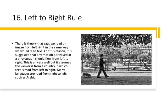 20 rules of photo composition | PPTX | Photography | Arts and Crafts