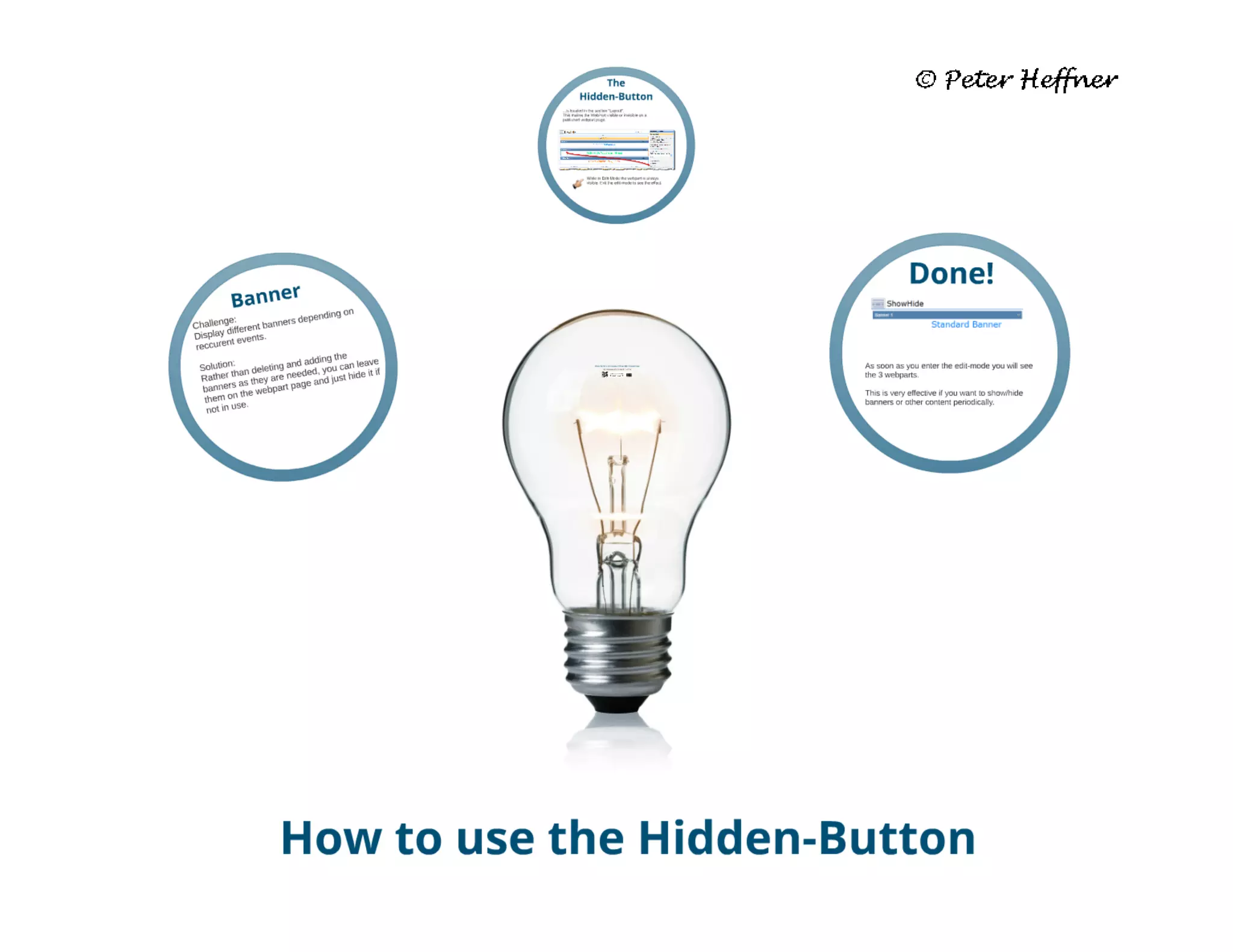 SharePoint Lesson #20: How to use the Hidden-Button | PPT