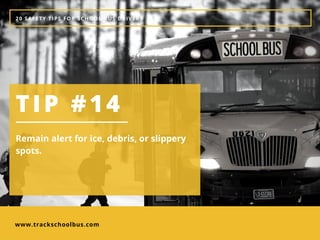20 Safety Tips for School Bus Drivers | PDF