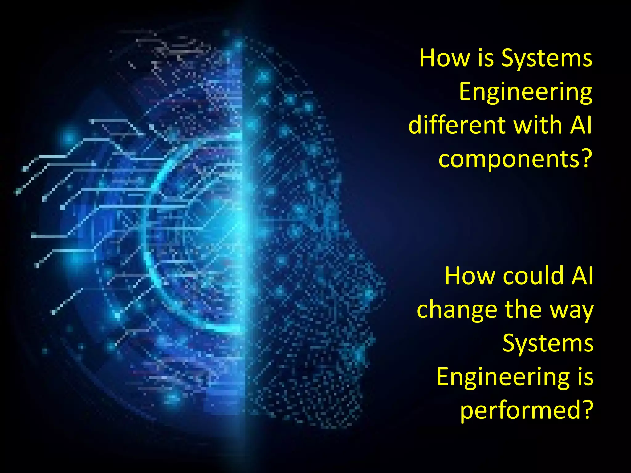 Systems Engineering: An Enabler for Artificial Intelligence | PPT