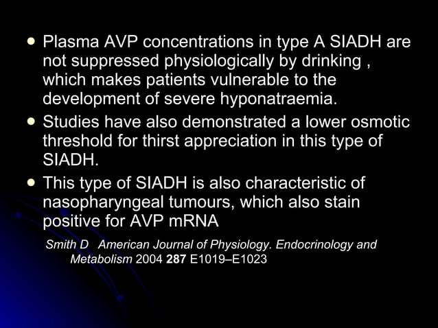 SIADH | PPT