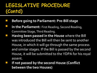 Parliament and the Constitution | PPT | Civic affairs | Politics