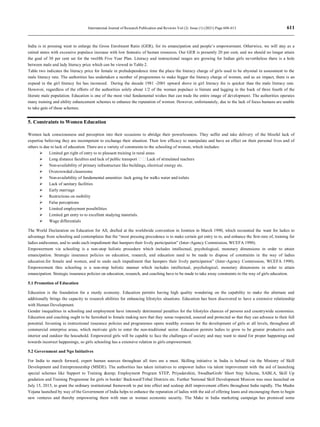 20 A STUDY ON RECENT SKILL DEVELOPMENT AND WOMEN EMPOWERMENT FORCASTING ...