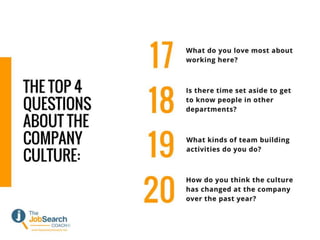 20+smart interview questions | PPTX | Job Search | Careers