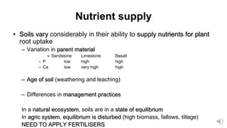 20SSCI217 Lecture 3 Nutrient availability and fertilisers.ppsx