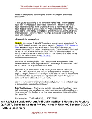 20 surefire techniques_to_insure_your_web_explodes! | PDF