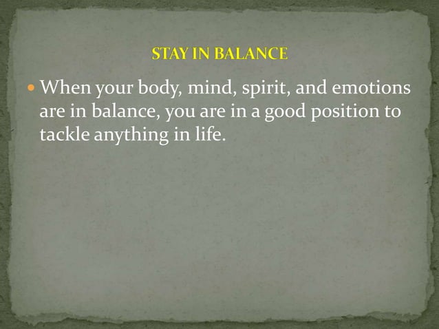 Take care of yourself to decrease your stress | PPTX | Mental Health | Diseases and Conditions