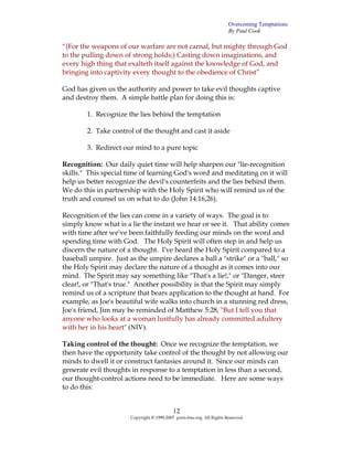 20 temptation study | PDF