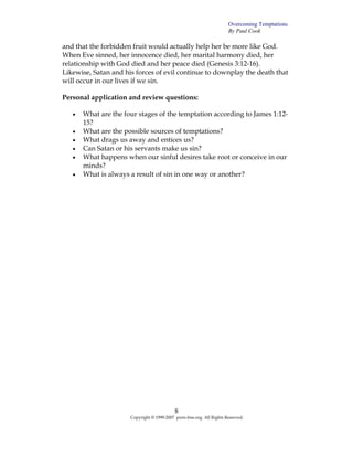 20 temptation study | PDF