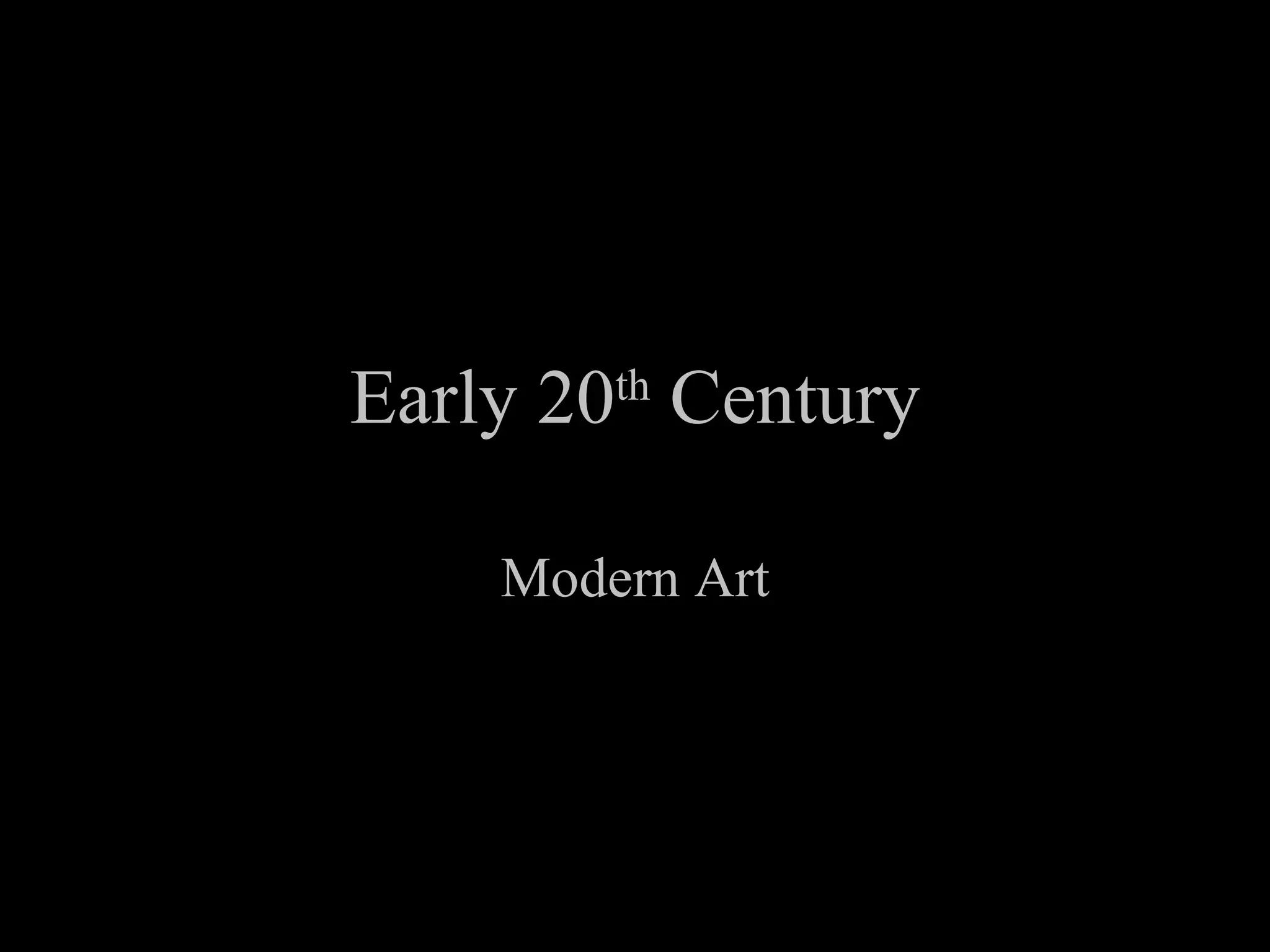 Modern Art | PPT