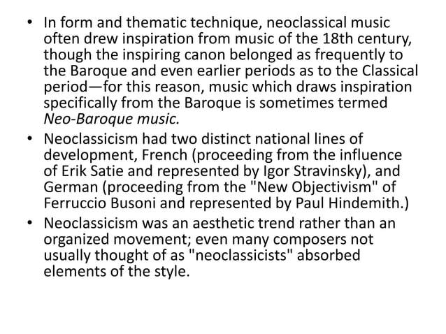 20th century.pptx | Classical Music | Music