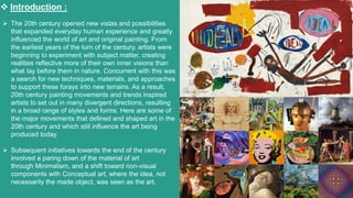 20th Century - Major Artistic & Literary Movements.pptx