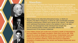 20th Century - Major Artistic & Literary Movements.pptx