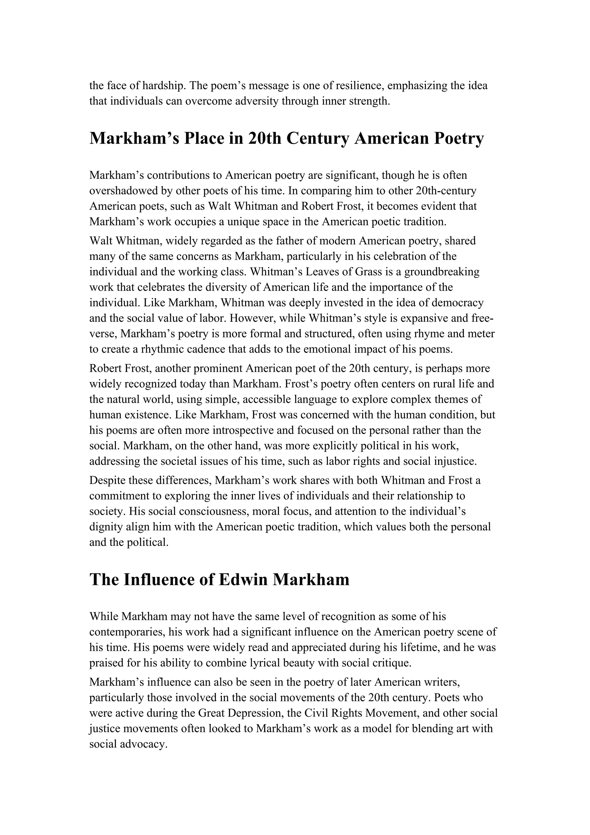 20th Century American poet Edwin Markham.docx