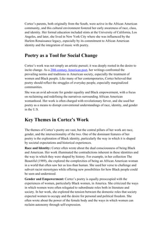 20th Century American poet Jayne Cortez.docx