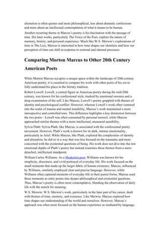 20th Century American poet Morton Marcus.docx