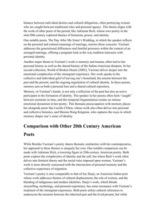 20th Century American poet Reetika Vazirani.docx