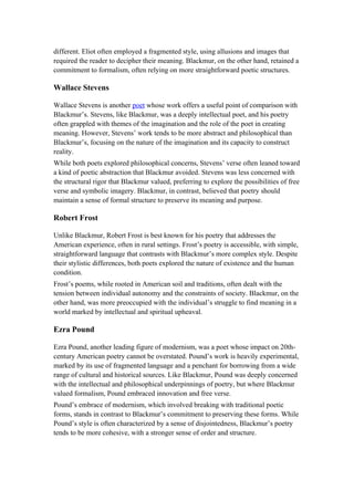 20th Century American poet Richard Palmer Blackmur.docx