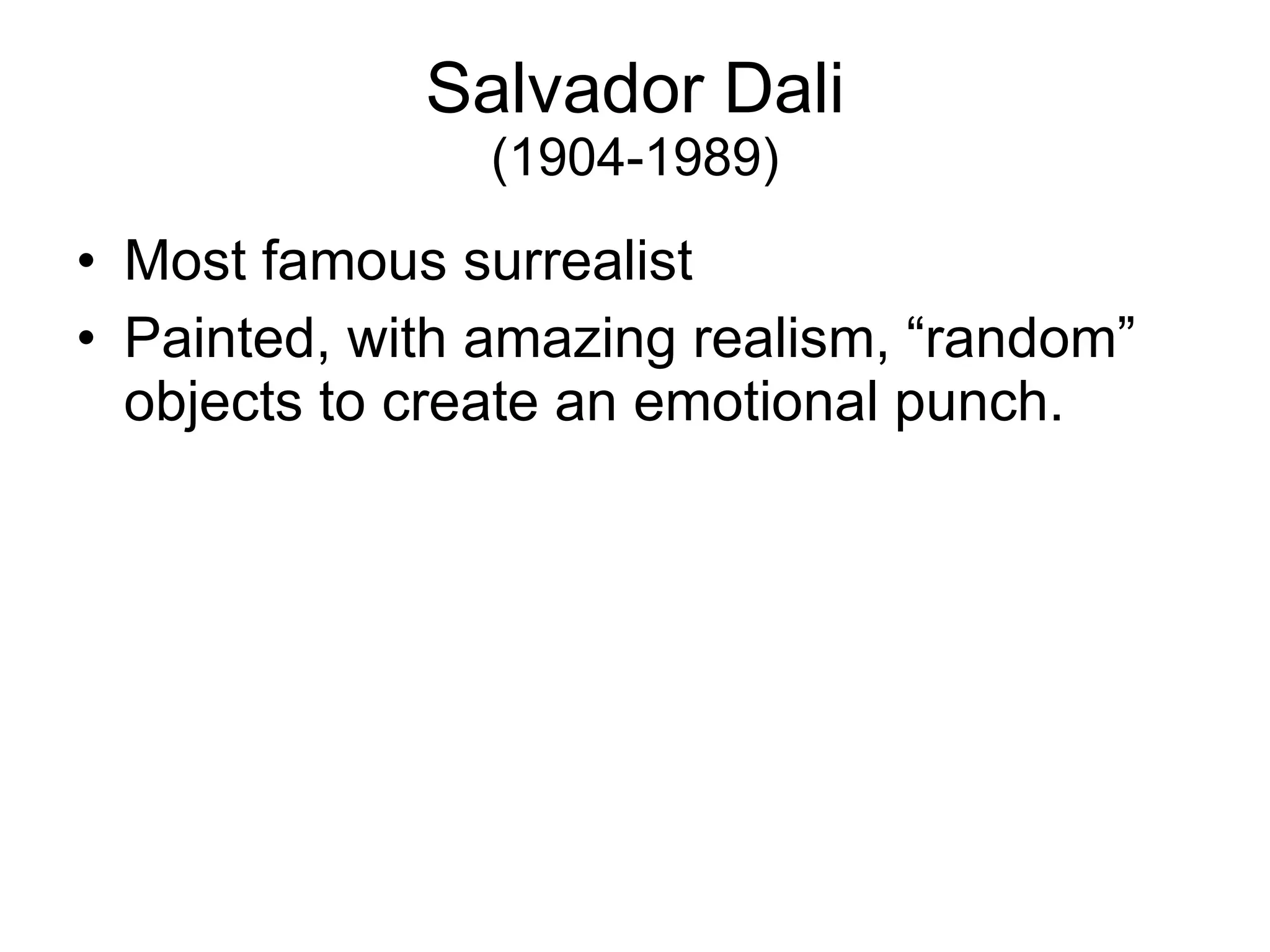 20th Century Art | PPT