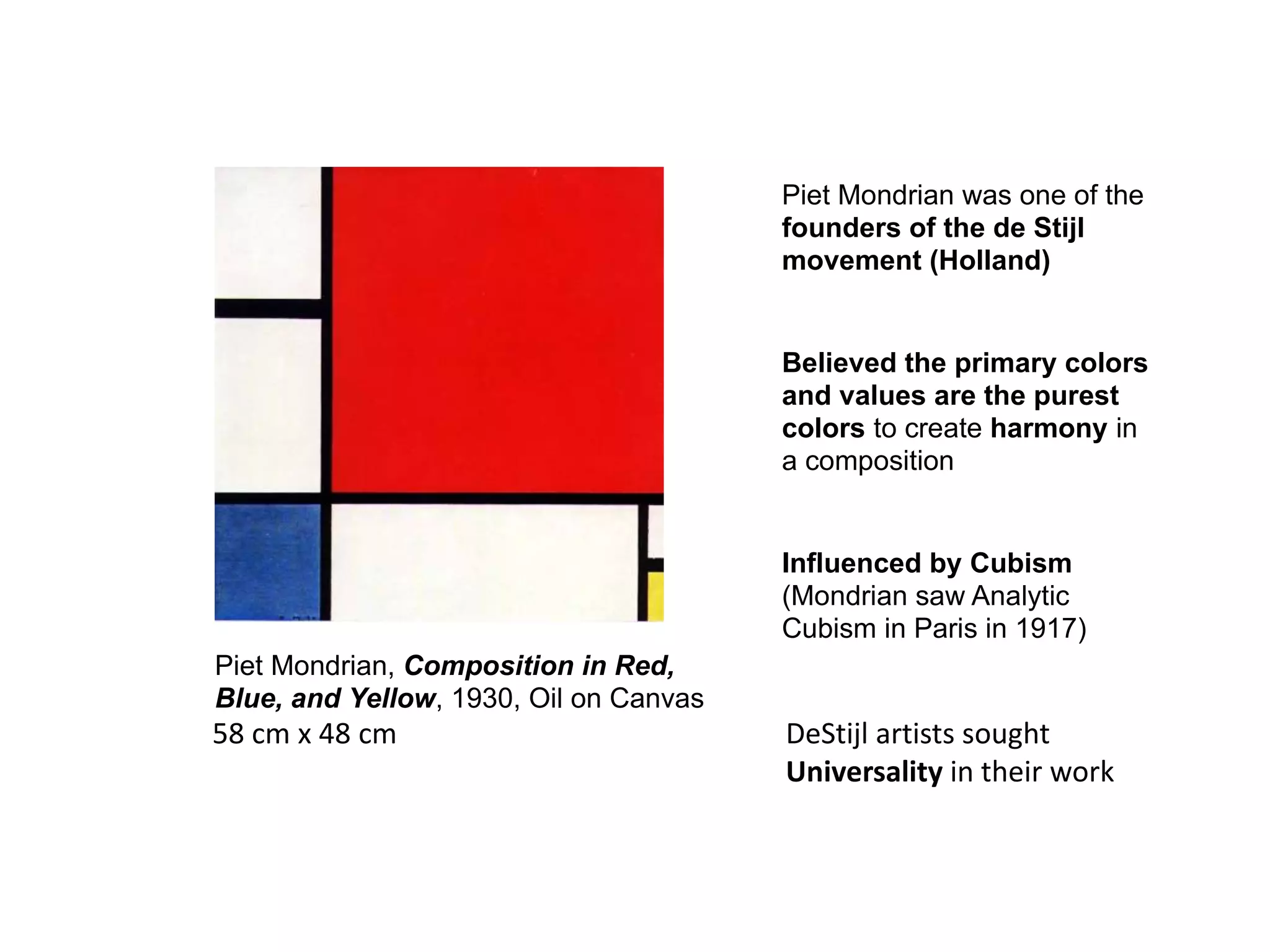20th Century Modern Art (+ Links) | PPTX
