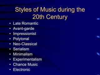 20th Century Music.ppt