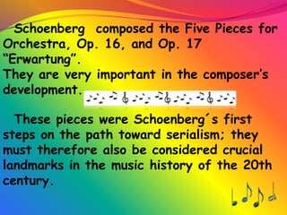 20th century music arnold shoenberg | PPTX