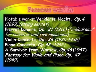 20th century music arnold shoenberg | PPTX