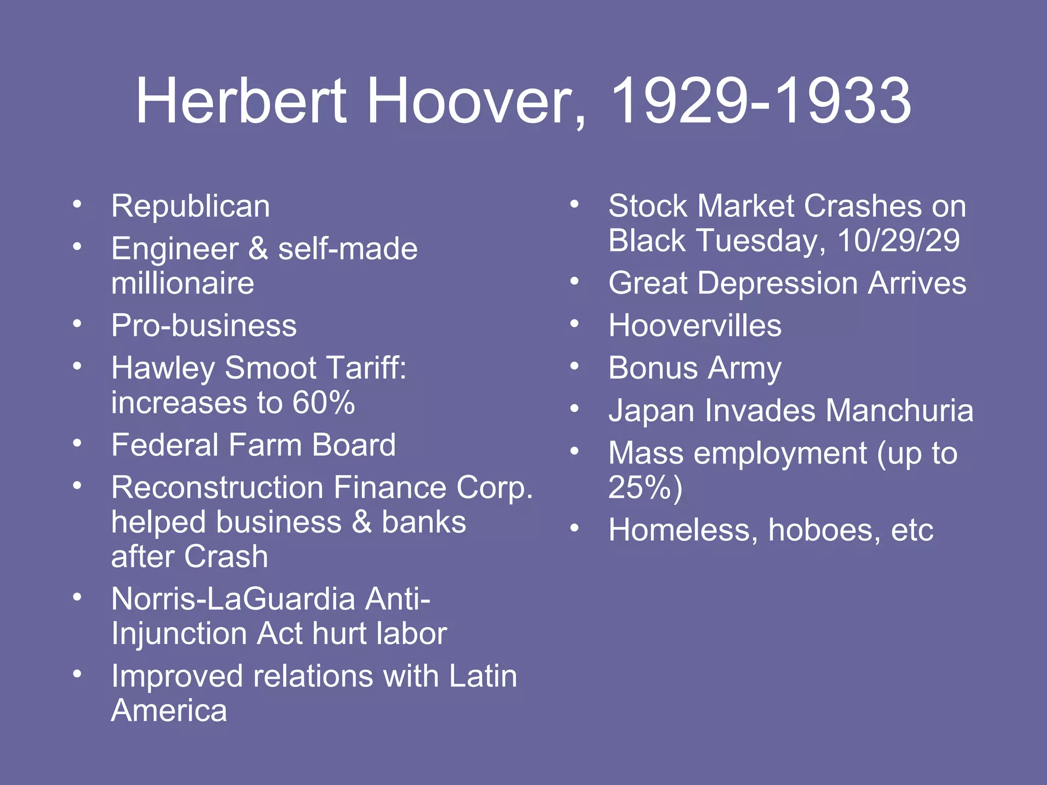 20th Century U.S. Presidents | PPT