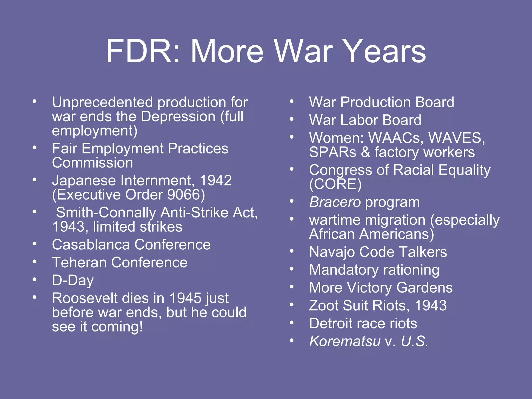 20th Century U.S. Presidents | PPT